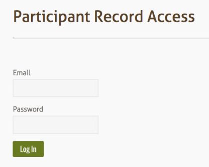 Participant Login – xnau webdesign